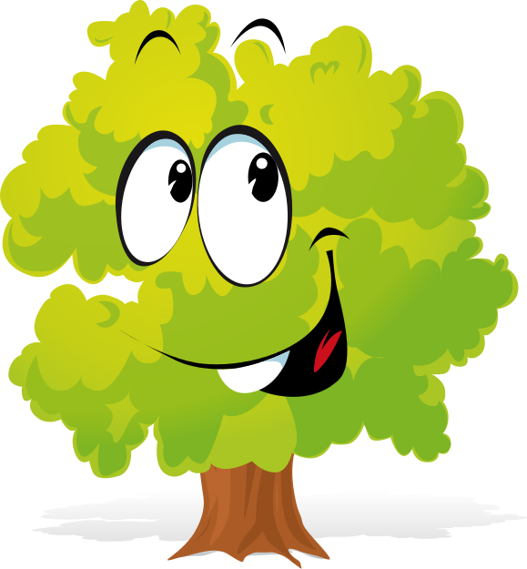Download How To Set Use Happy Cartoon Tree Clipart - HD Transparent PNG ...