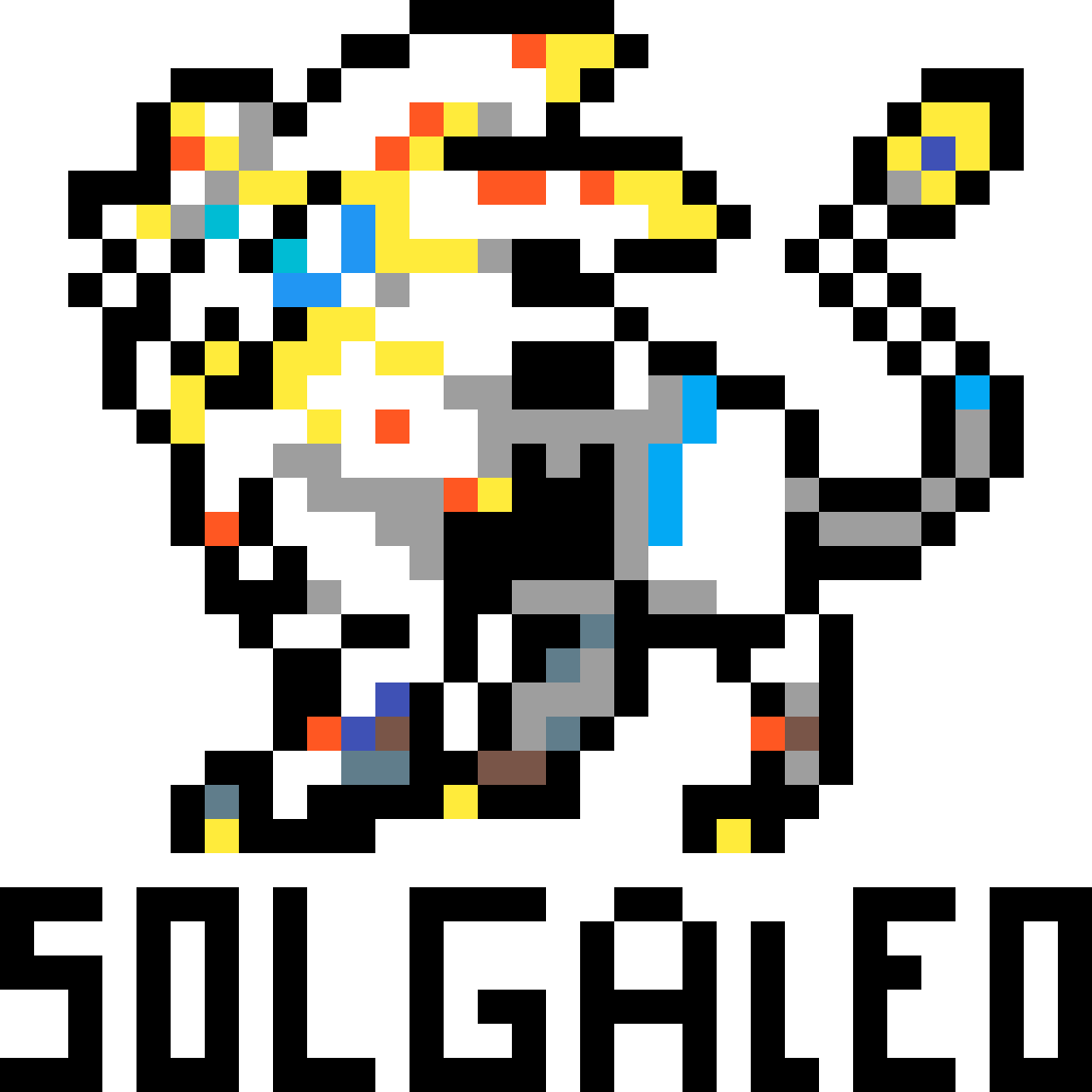 Download Solgaleo - Pixel Art Solgaleo - HD Transparent PNG - NicePNG.com