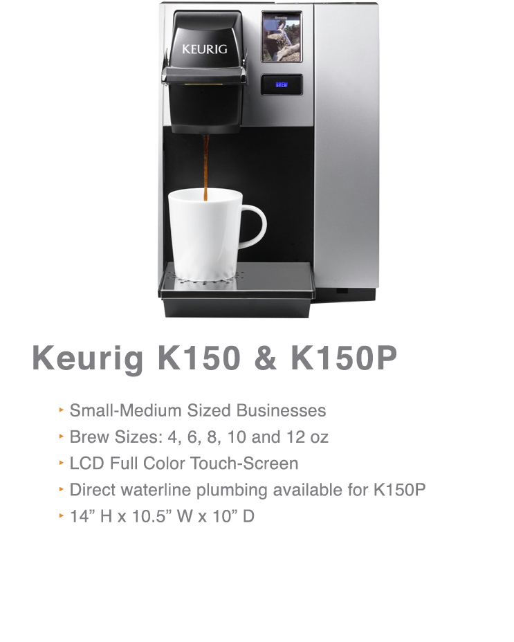 Download HD Keurig150 150p - Keurig K150p Plumbed Commercial Brewing ...