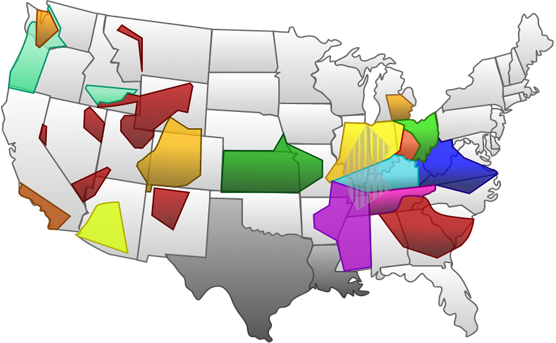 Download Kroger Interactive Regional Map - Plot - HD Transparent PNG ...