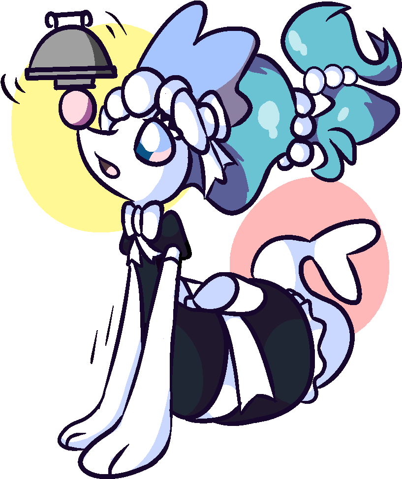 Download Primarina Maid3 - Cartoon - HD Transparent PNG - NicePNG.com