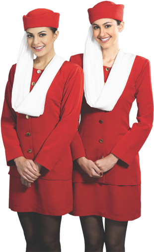 Download HD Stewardess Png - Spicejet Air Hostess Uniform Transparent ...