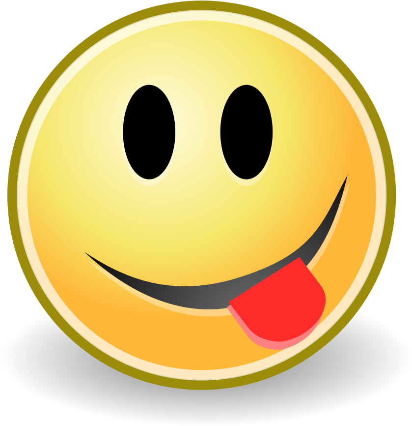 Download File - Face-tongue - Svg - Smiley Face With Tongue Png - HD ...