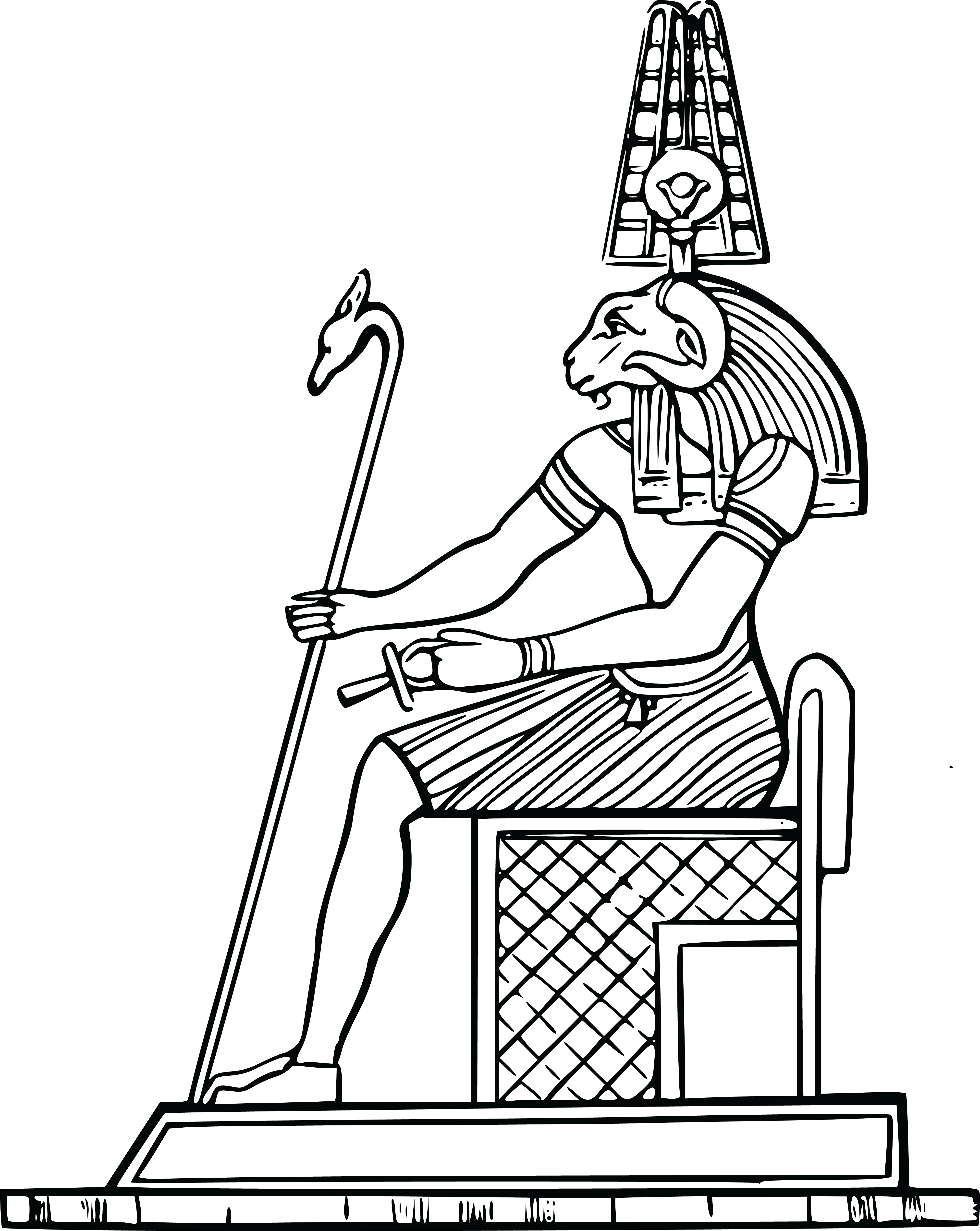 Download HD , , - Egyptian God Amon Transparent PNG Image - NicePNG.com