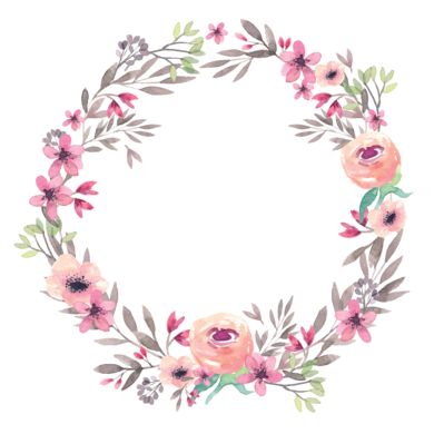 Download HD Personalised Minky Cot Blanket - Border Bulat Bunga Png ...