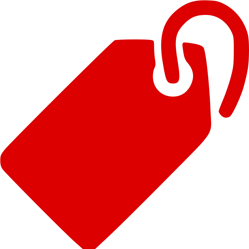 Download HD Medium Image - Red Tag Icon Png Transparent PNG Image ...