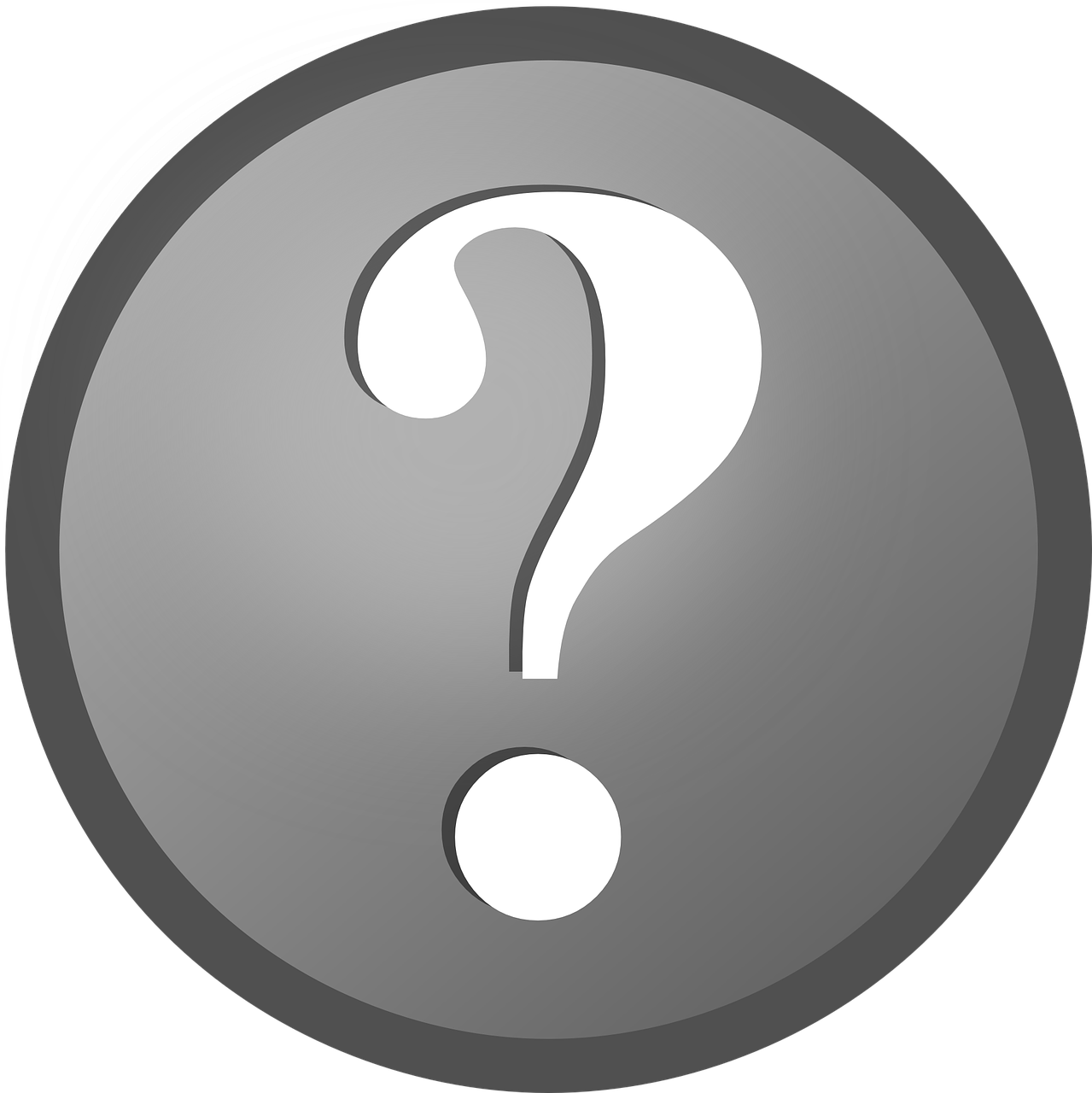Download Question Mark Icon Symbol - Fragezeichen Symbol Transparent ...