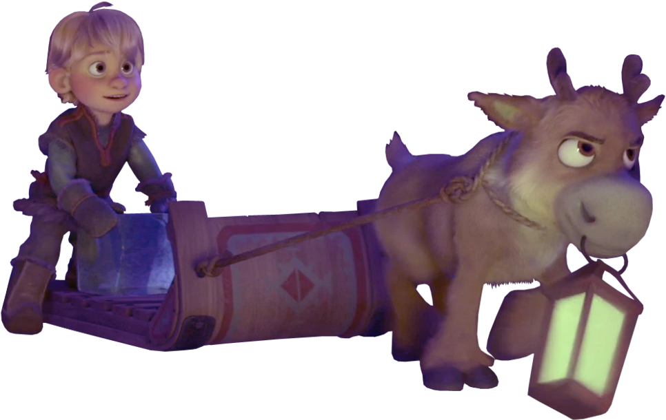 Download HD Kristoff And Sven Vector By Simmeh-d9adpyc - Frozen ...