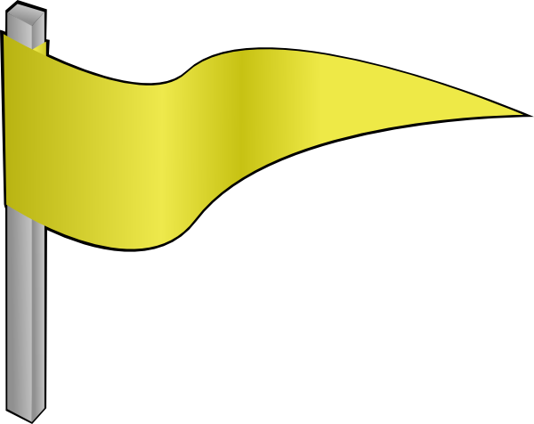 Download Waving Yellow Flag Clip Art - Waving Yellow Flag Gif - HD ...