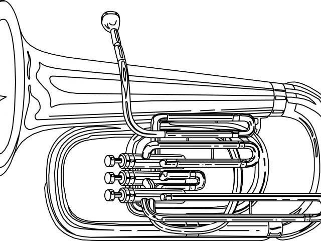 Download Sousaphone Cliparts - Trumpet - HD Transparent PNG - NicePNG.com