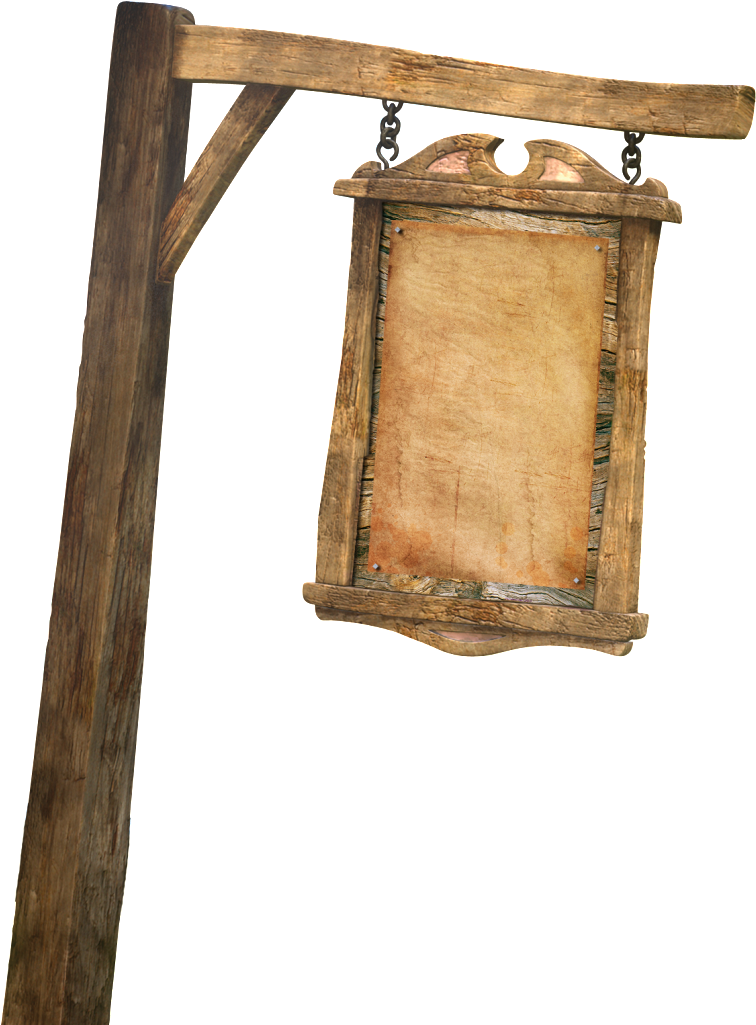 Download HD Wood Sign Post Png Transparent PNG Image - NicePNG.com