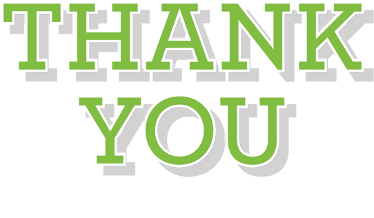 Download Thank You Png Green - HD Transparent PNG - NicePNG.com
