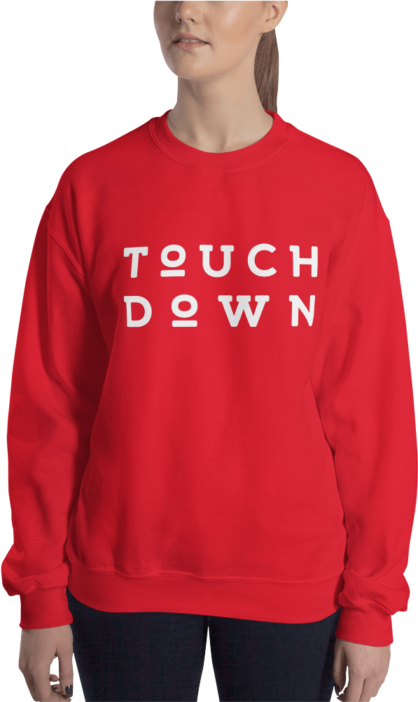 Download HD Touchdown Mockup Front Woman Black Transparent PNG Image ...