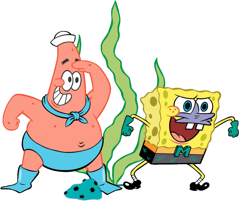 Shocked Patrick Png Patrick Png Bob - Bob Esponja Y Patricio Png, png ...