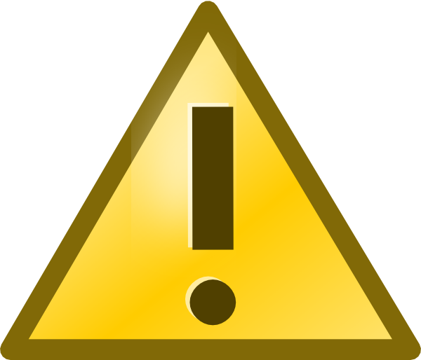 Download Triangle Clipart Small - Yellow Exclamation Mark Png - HD ...