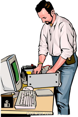 Download Computer Technician Royalty Free Vector Clip Art Illustration ...