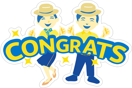 Download HD Congrats Congratulation Transparent Png Sticker - Sticker ...
