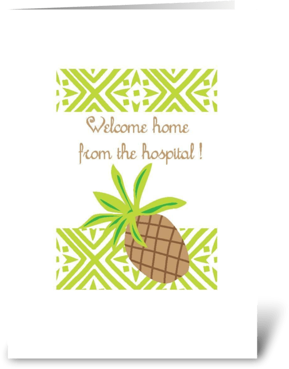 Download HD Welcome Home From The Hospital Greeting Card - Hospital ...