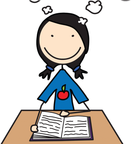 Thinking Student Transparent Background