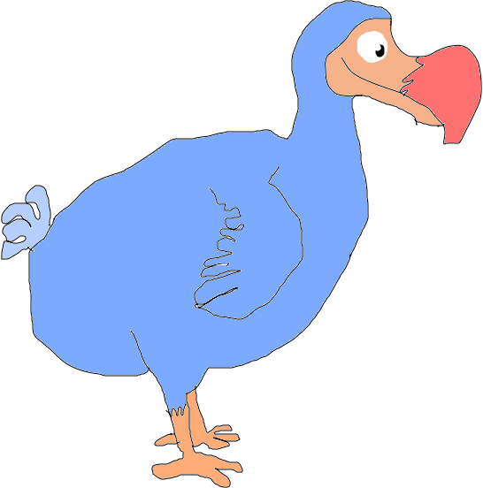Download HD Dodo Bird Concept Art - Blue Dodo Bird Transparent PNG ...