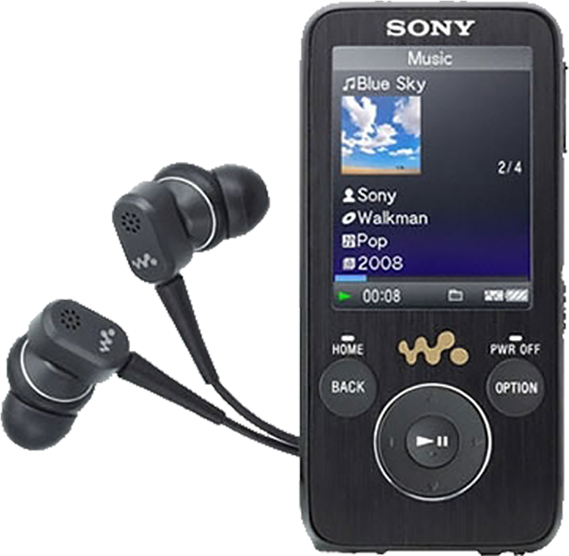 Download HD Walkman Sony Mp3 Player Transparent PNG Image - NicePNG.com
