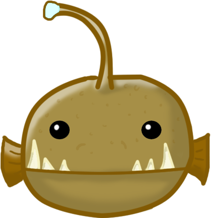 Download Beautiful Anglerfish Clipart Cute With Angler Fish - Cartoon ...