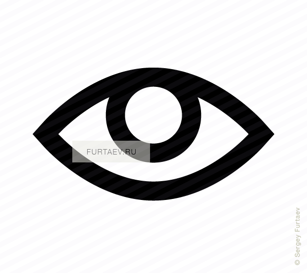 Download HD Eye Outline Transparent PNG Image - NicePNG.com