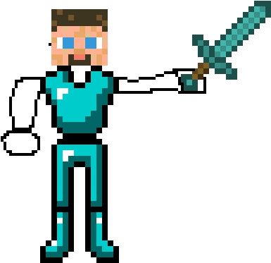 Download Minecraft Steve - Armor All - HD Transparent PNG - NicePNG.com