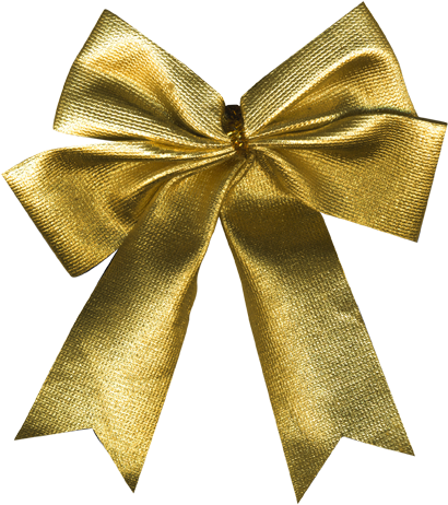 Download HD Gold Christmas Bow Png - Christmas Gold Ribbon Png ...