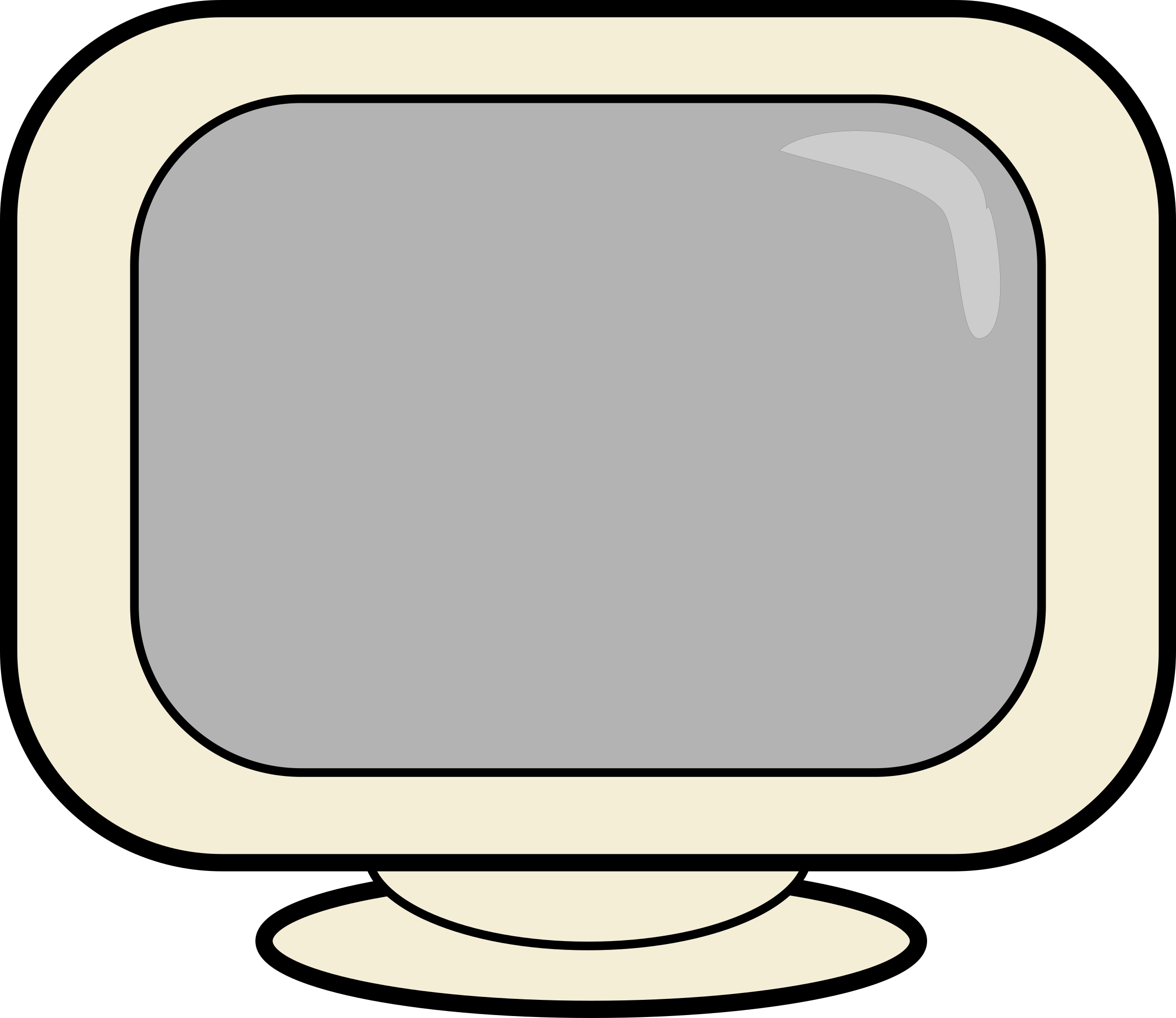 Download Big Image - Computer Screen Cartoon - HD Transparent PNG ...