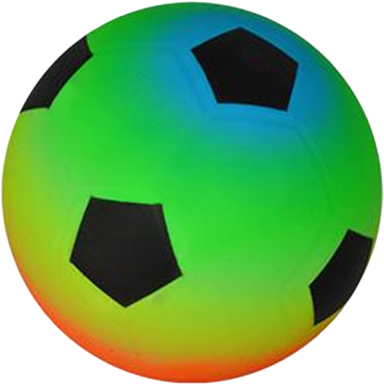 Download HD Neon Rainbow Soccer Ball - Rainbow Soccer Ball Png ...