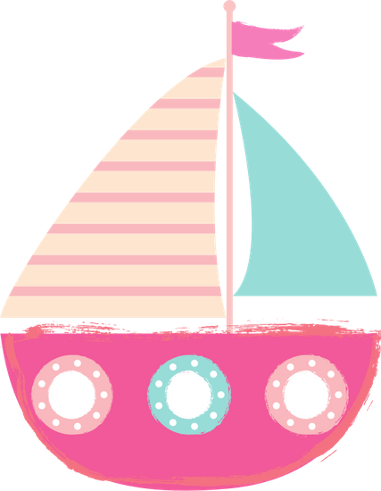 Download HD Sailboat Clipart Pink Boat - Boat Transparent PNG Image ...