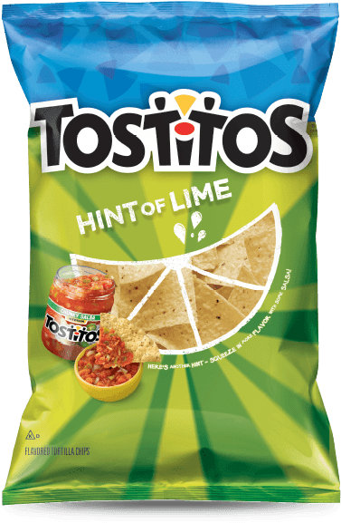 Download Tostitos Hint Of Lime Flavored Tortilla Chips - Tostitos Hint ...