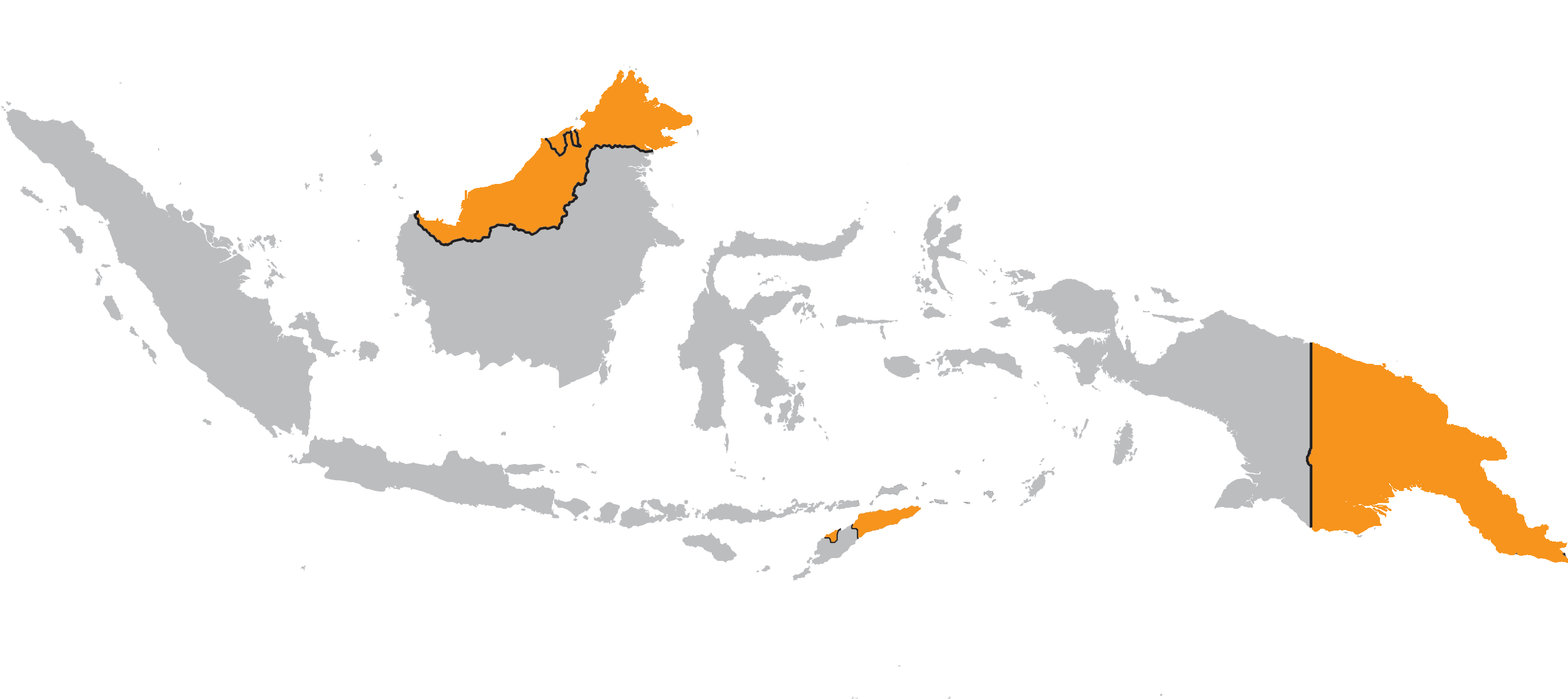 Download HD Berkas - Indonesia-kosong - Indonesia Map Transparent PNG ...