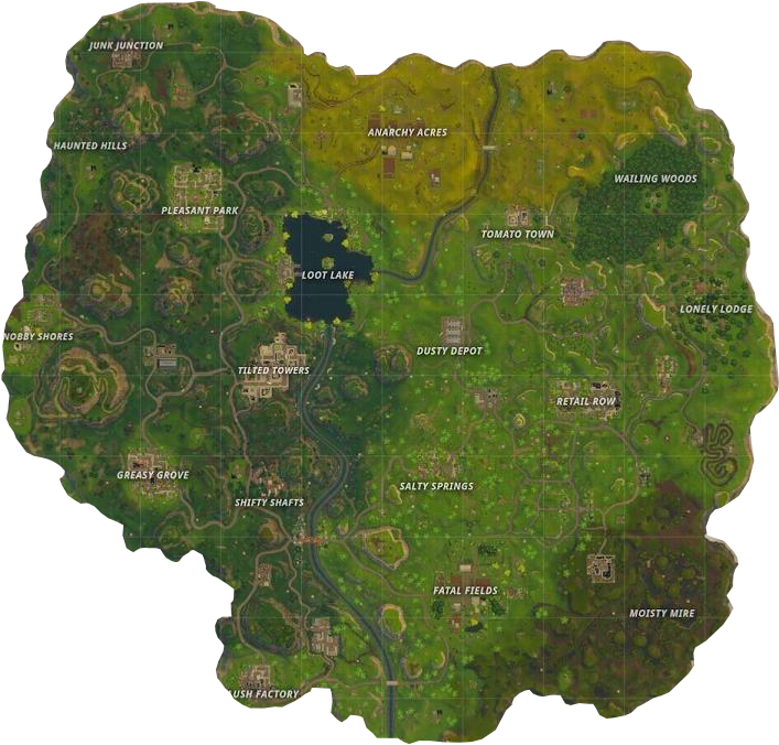 Download Fortnite New Minimap Png Image - Fortnite Map Transparent - HD ...