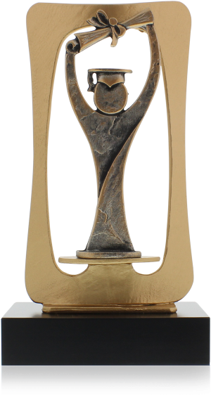 Download Zamak Figure 'frame University-graduation' 24,0cm - Trophy ...