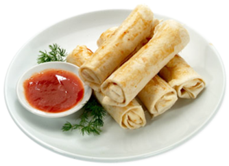 Download Chicken Spring Roll - Chinese Spring Rolls - HD Transparent ...