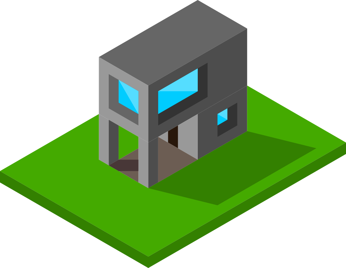Download Simple Isometric Modern House - Modern Home Isometri - HD ...