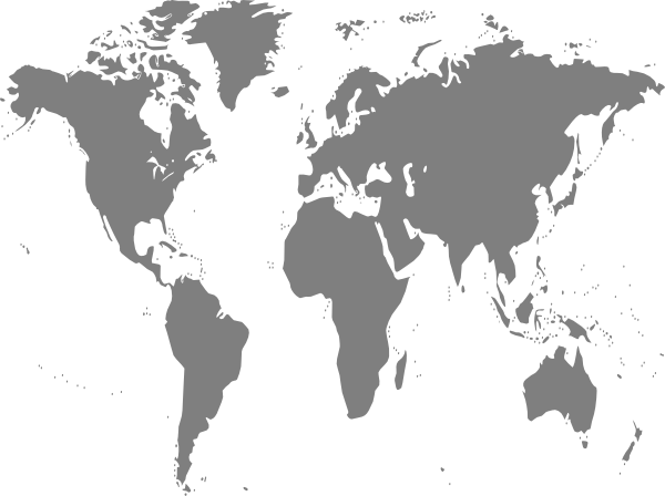 Download World Map Clipart Png For Web - World Map Template Png - HD ...