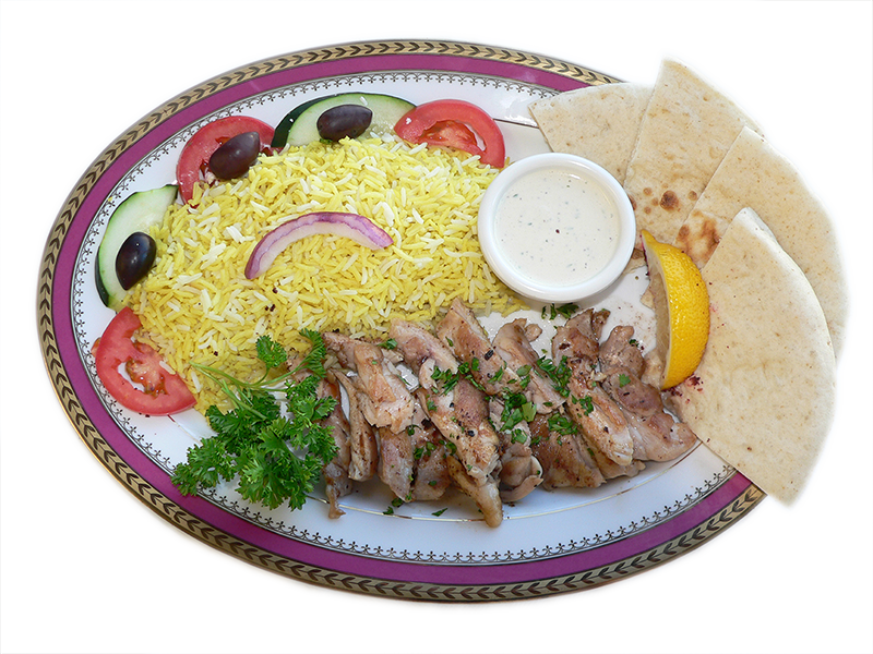 Download HD #14 Chicken Shawarma - Spanish Rice Transparent PNG Image ...