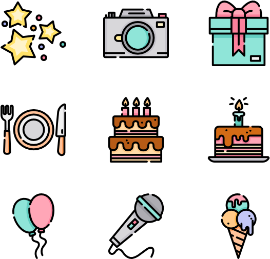 Download HD Birthday - Icon Transparent PNG Image - NicePNG.com