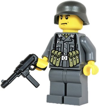 Download Ww2 German Soldier With Mp40 - Lego Wwii German Soldier - HD ...