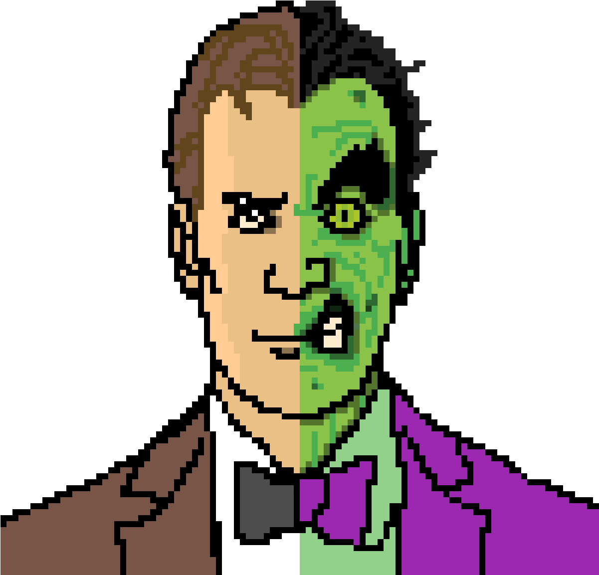 Download Dc´s Two Face - Dc Comics - HD Transparent PNG - NicePNG.com