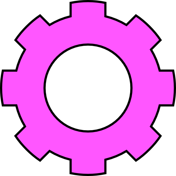 Download HD Pink Gear Clip Art At Clker - Institut Teknologi Sepuluh ...