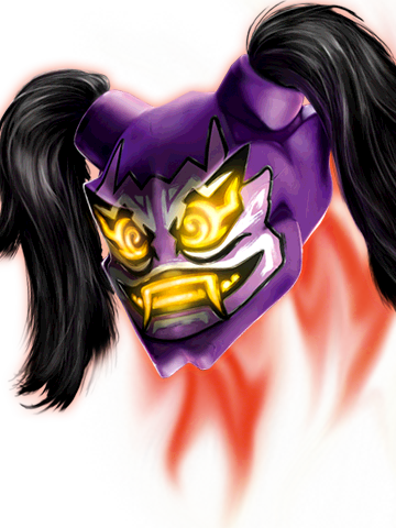 Download Lego Ninjago Oni Masks - HD Transparent PNG - NicePNG.com