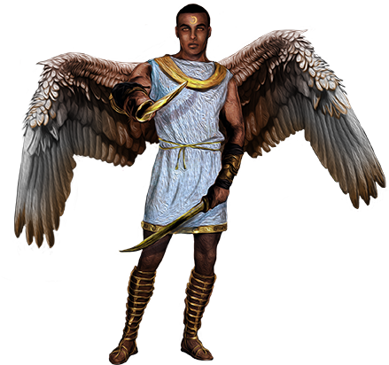 Download HD Angel-jr - Angel Warrior Png Transparent PNG Image ...