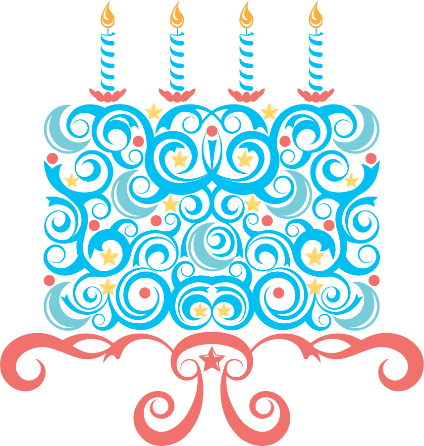 Download HD Blue Vector Birthday - Birthday Blue Cake Clipart Png ...