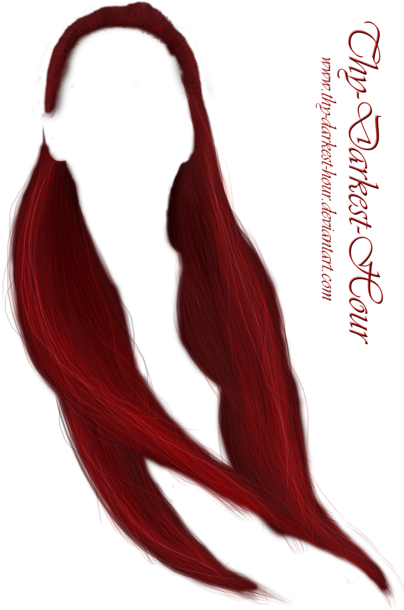 Download Red Hair - Mermaid Hair Png Transparent - HD Transparent PNG ...