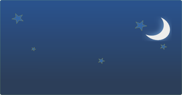 Download HD Dark Clipart Night Time Sky - Moon Transparent PNG Image ...