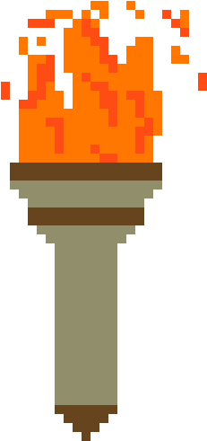 Download Torch - Torch Pixel Art - HD Transparent PNG - NicePNG.com
